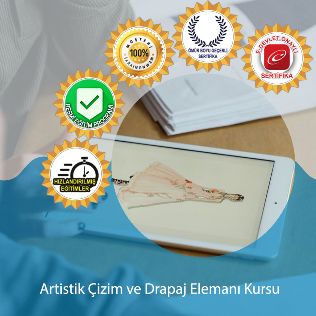 Artistik Çizim Ve Drapaj Elemanı Kursu • Üniversite Ve E-Devlet Onaylı ...